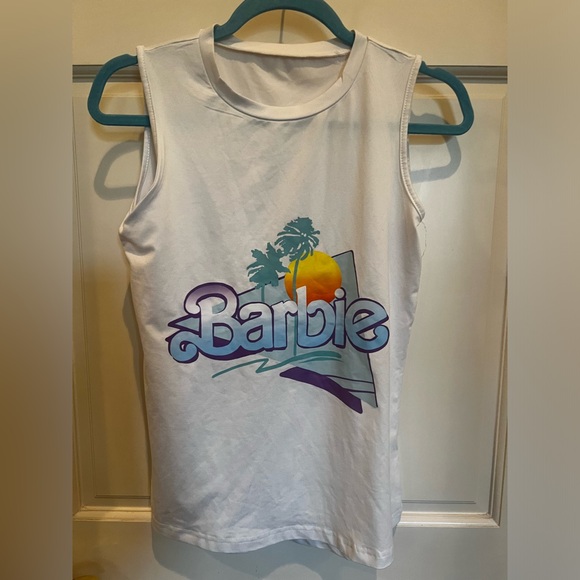 Tops | Barbie White Sleeveless Tanks | Poshmark